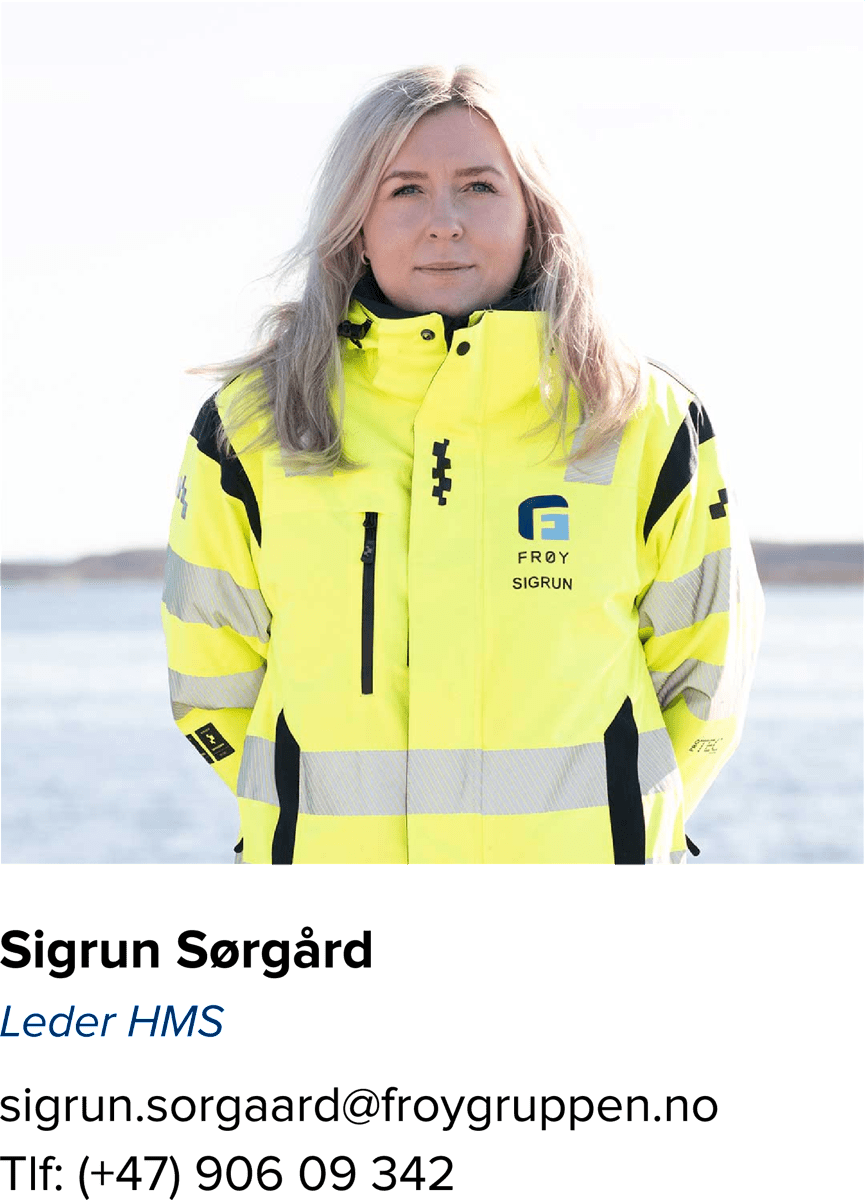 Sigrun Sørgård - Leder HMS - Frøy