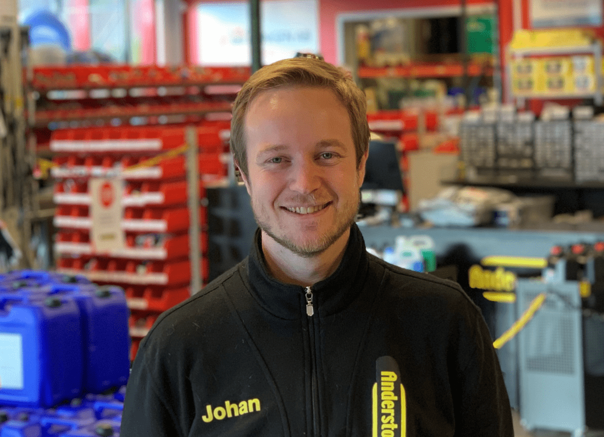 Johan Axelsson - Service och underhåll Höglandet - Anderstorp Hydraulik