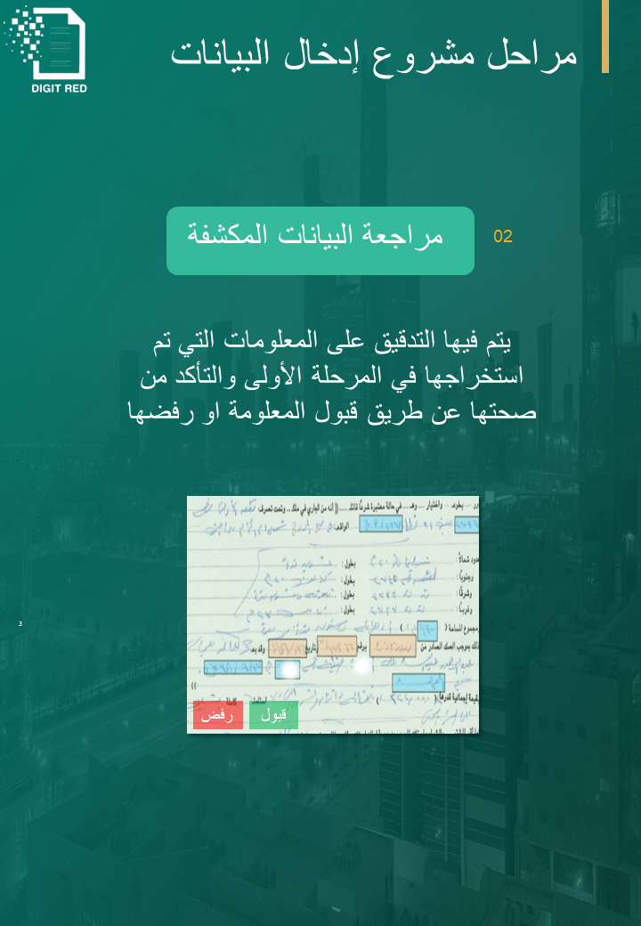 رقمنة الوثائق الورقية - Digit-RED